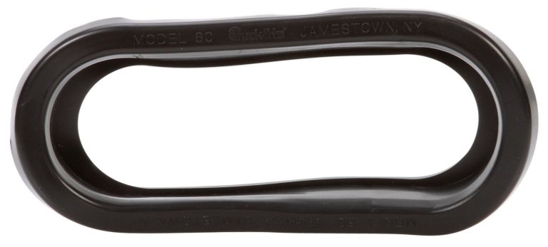 OPEN BACK, BLACK PVC, GROMMET FOR 60 SERIES LIGHTS, OVAL - Kolstad